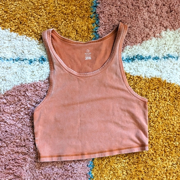 aerie | Tops | Aerie Offline Razorback Cropped Tank | Poshmark